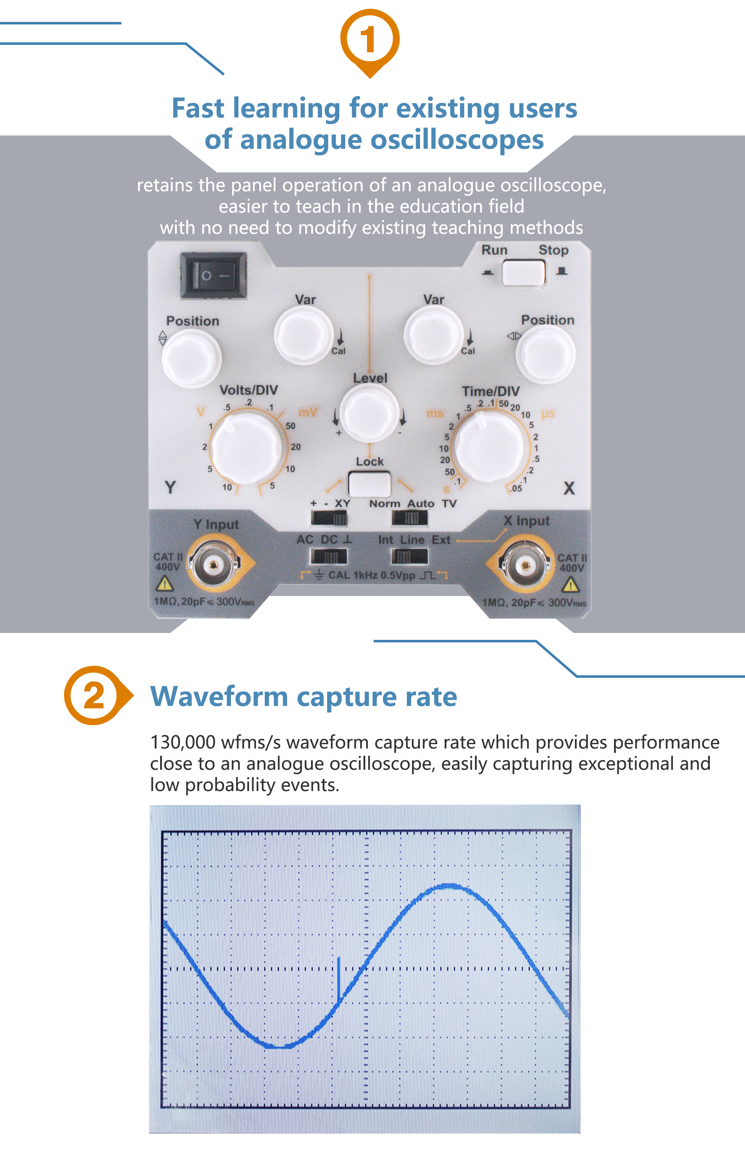 analogue oscilloscope